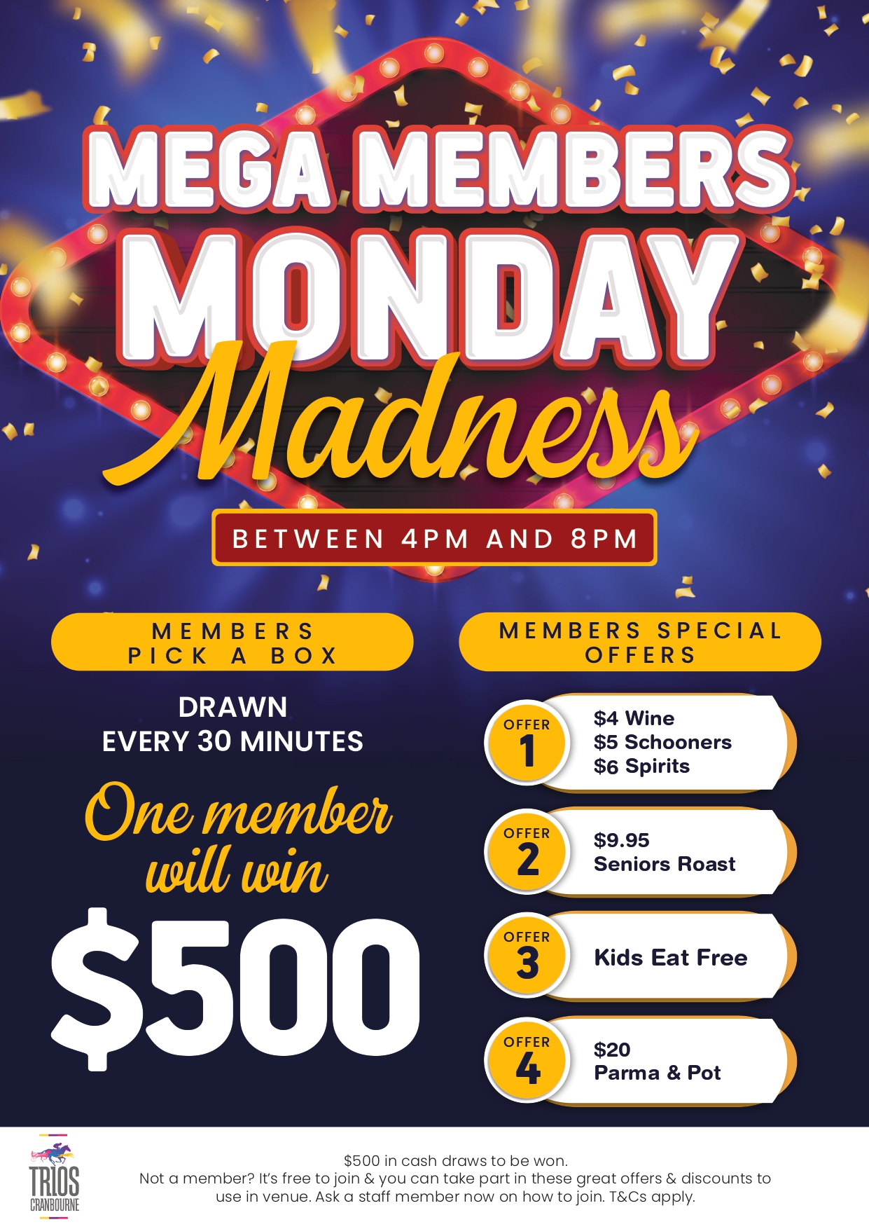 PROMOTIONS – Trios Sports Club