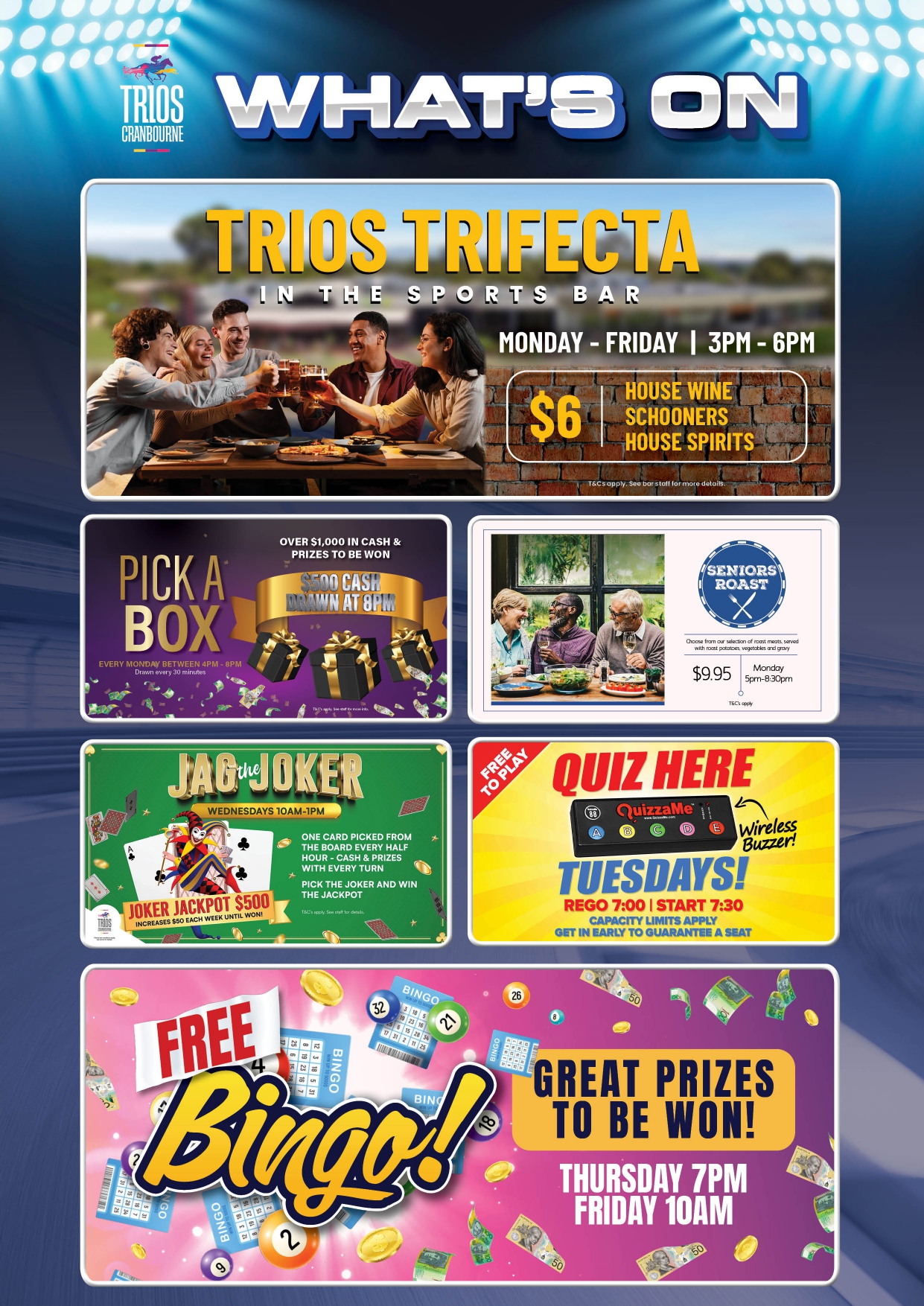 PROMOTIONS – Trios Sports Club