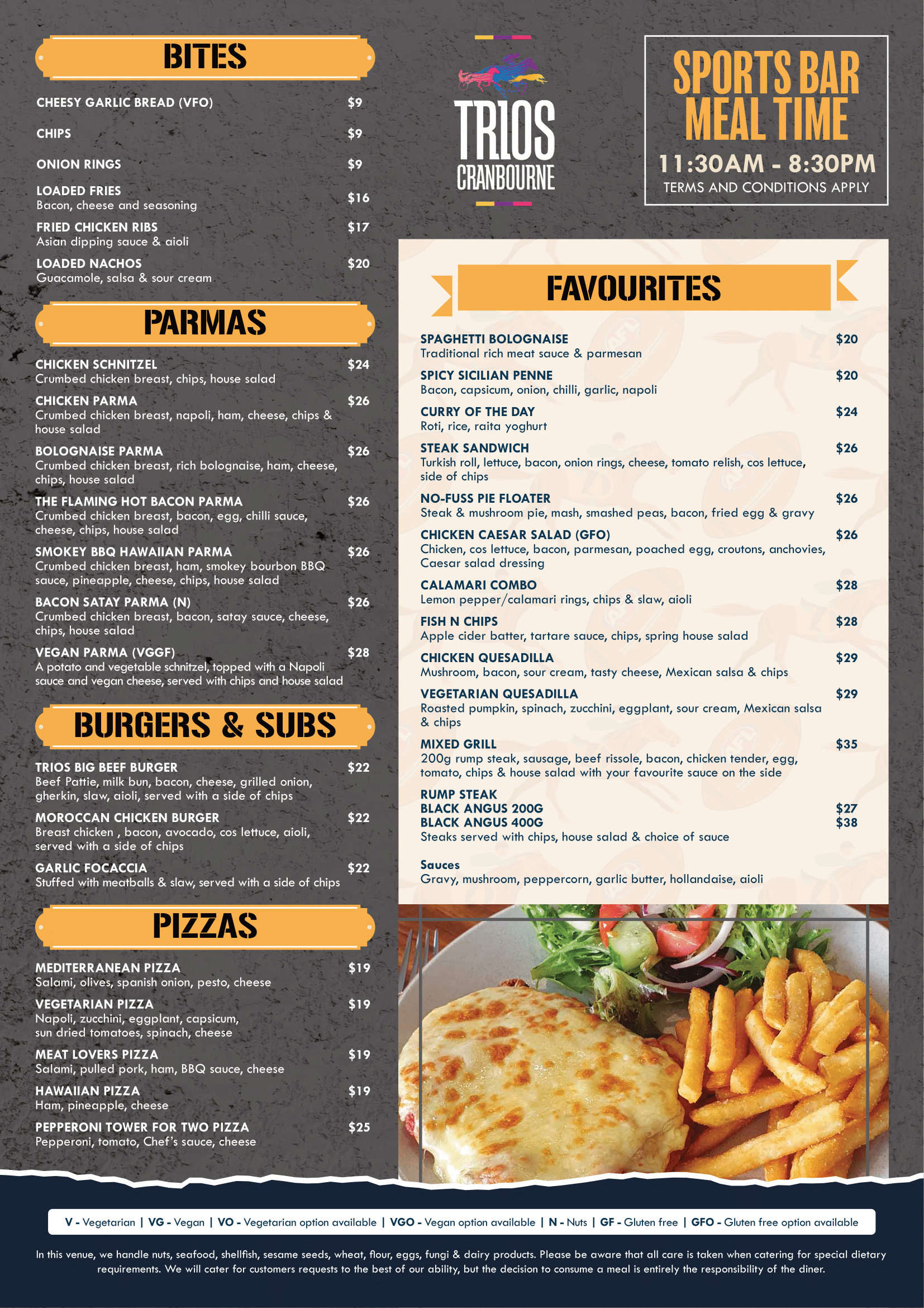 SPORTS BAR – Trios Sports Club