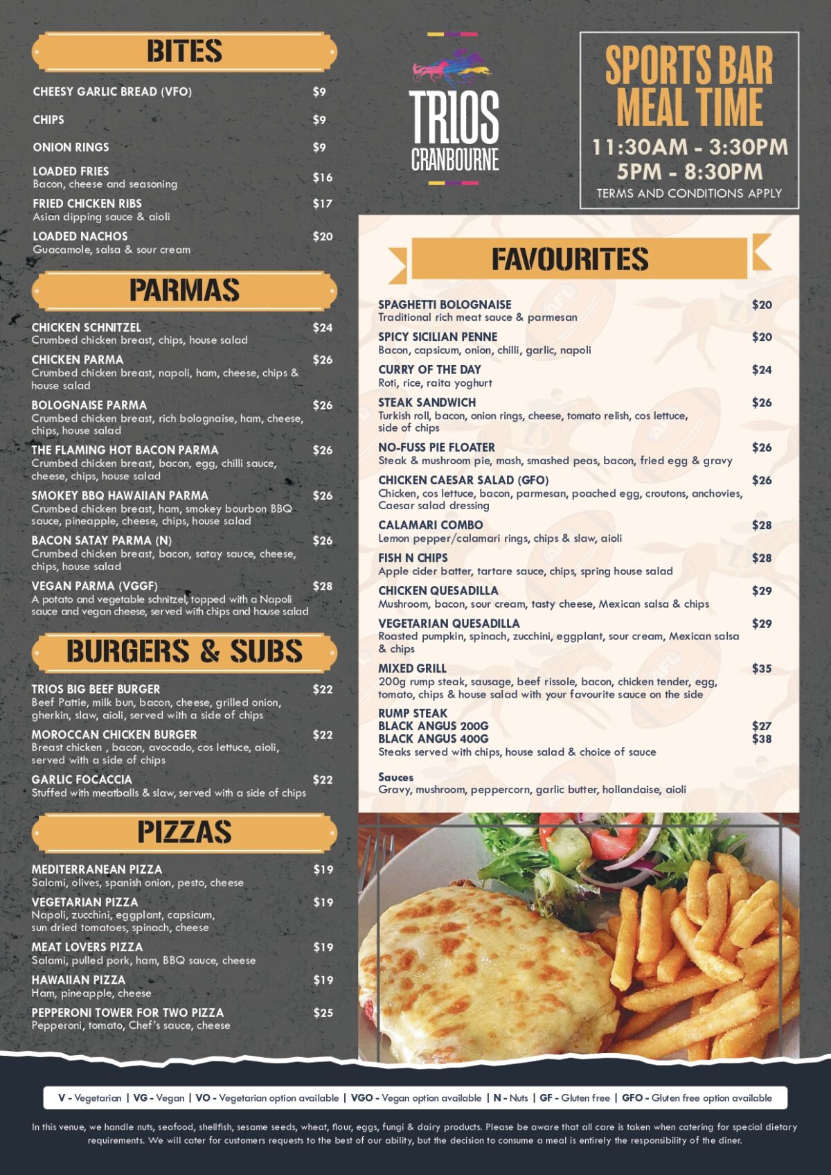 SPORTS BAR – Trios Sports Club