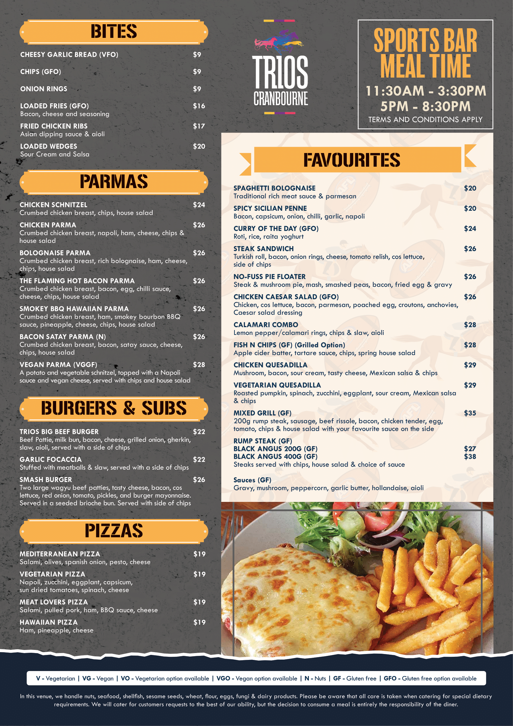SPORTS BAR – Trios Sports Club
